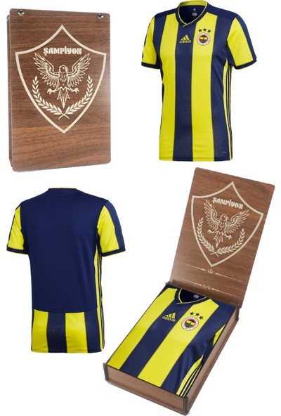 Fenerbahçe Orijinal Çubuklu Forma 18-19 Hediyelik Ahşap Kutulu Fenerbahçe Orijinal Çubuklu Forma 18-19 Hediyelik Ahşap Kutulu