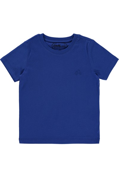 Civil Boys Erkek Çocuk Tişört 2-5 Yaş Saks Mavisi