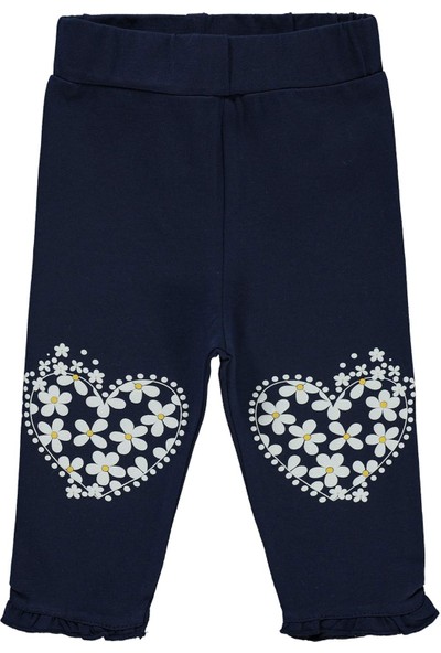Civil Baby Kız Bebek Tayt 6-18 Ay Lacivert Civil Baby Kız Bebek Tayt 6-18 Ay Lacivert