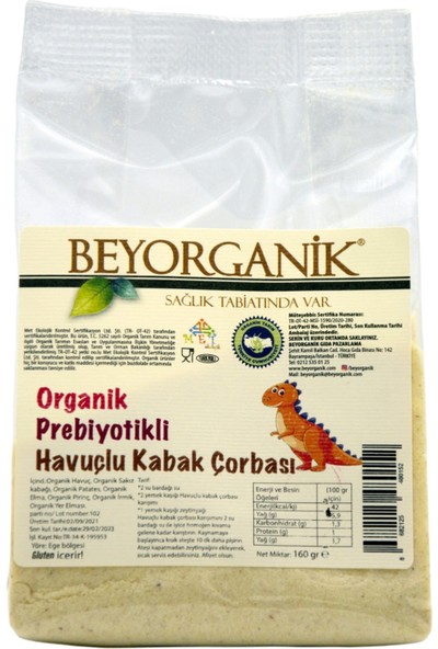 Beyorganik Prebiyotikli Havuçlu Pancarlı Kabak Çorbası 160 gr Beyorganik Prebiyotikli Havuçlu Pancarlı Kabak Çorbası 160 gr