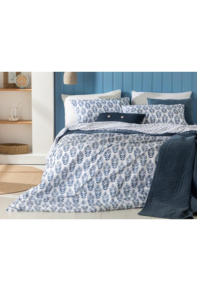 English Home Eternal Harmony Pamuklu Tek Kişilik Nevresim Seti 160X220 cm Indigo English Home Eternal Harmony Pamuklu Tek Kişilik Nevresim Seti 160X220 cm Indigo