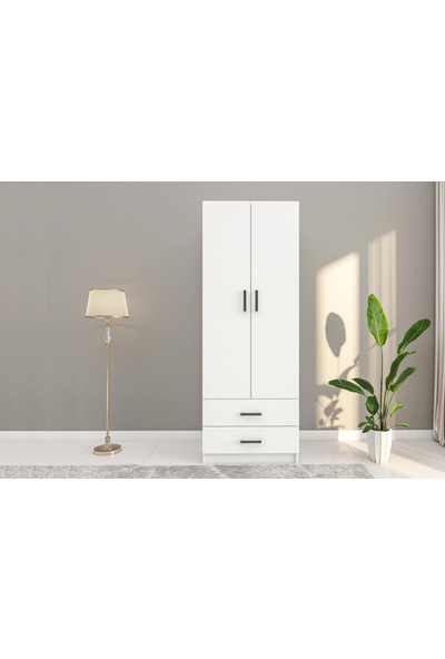 Sunroyal Concept Ahu 2 Kapak 2 Çekmece Gardırop