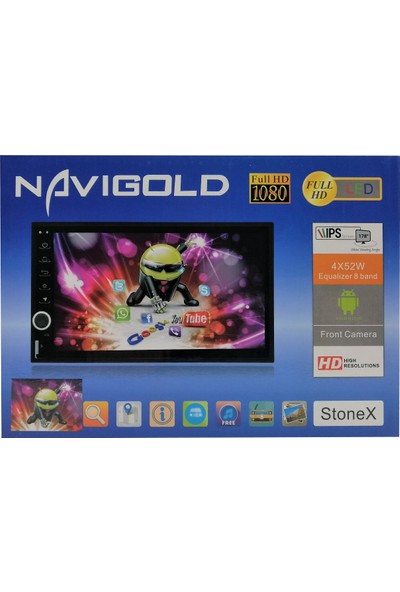 Navıgold DS-718 7 Inch Android Double Teyp 2gb Ram 16GB Dahili Hafıza Geri Görüş Kamerası Hediyeli Navıgold DS-718 7 Inch Android Double Teyp 2gb Ram 16GB Dahili Hafıza Geri Görüş Kamerası Hediyeli