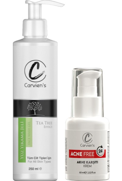 Carvien's Akne Karşıtı Bakım Seti Carvien's Akne Karşıtı Bakım Seti