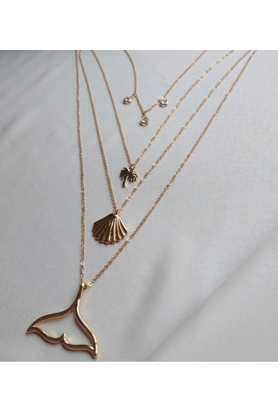 Dilek's Accessories Altın Kaplama Set Kolye