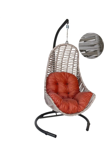 Paul Roma Tek Kişilik El Örgüsü Makrome Bahçe Salıncağı Paul Roma Tek Kişilik El Örgüsü Makrome Bahçe Salıncağı