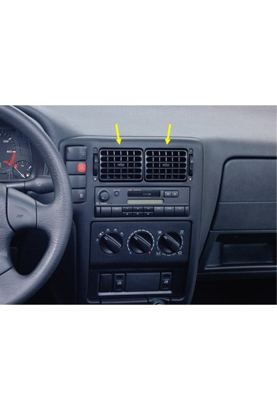 Gkl Vw Polo Classic 1996-1999 Torpido Orta Sağ Sol Konsol Havalandırma Izgarası Mazgalı 6K0819755 1 Adet