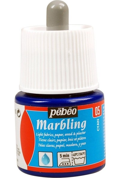 Marbling Ebru Boyası 45ML 05 Cyan Marbling Ebru Boyası 45ML 05 Cyan