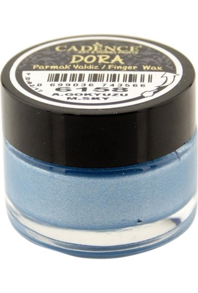 Dora Wax Su Bazlı Parmak Yaldız Boya 20ML 6158 Akdeniz Gökyüzü Dora Wax Su Bazlı Parmak Yaldız Boya 20ML 6158 Akdeniz Gökyüzü