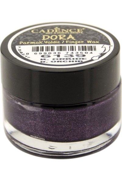 Dora Wax Su Bazlı Parmak Yaldız Boya 20ML 6139 Koyu Orkide Dora Wax Su Bazlı Parmak Yaldız Boya 20ML 6139 Koyu Orkide