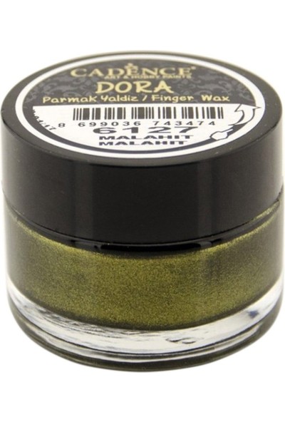 Dora Wax Su Bazlı Parmak Yaldız Boya 20ML 6217 Malahit Dora Wax Su Bazlı Parmak Yaldız Boya 20ML 6217 Malahit