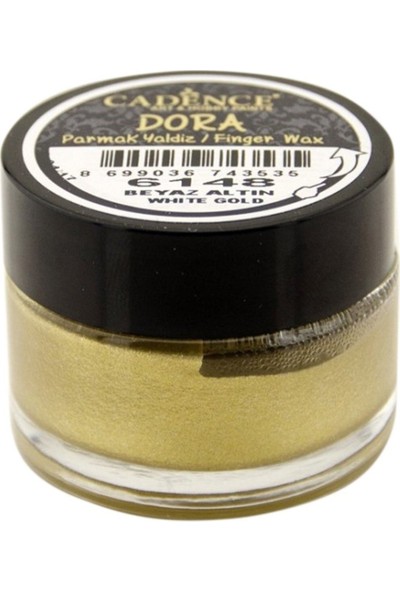 Dora Wax Su Bazlı Parmak Yaldız Boya 20ML 6148 Beyaz Altın Dora Wax Su Bazlı Parmak Yaldız Boya 20ML 6148 Beyaz Altın