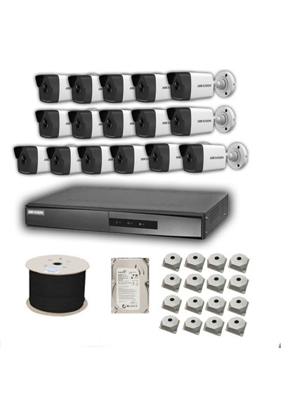 Hikvision 2mp Mikrofonlu 16 Kameralı 500 GB Disk Tak Çalıştır Hazır Ip Kamera Seti Hikvision 2mp Mikrofonlu 16 Kameralı 500 GB Disk Tak Çalıştır Hazır Ip Kamera Seti