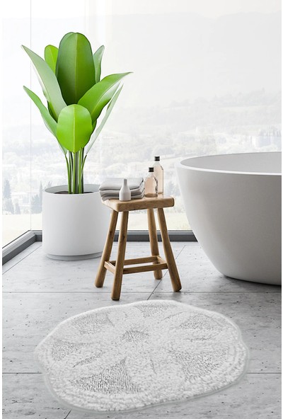 Iva Home Collections Papatya Tufting Pamuklu Paspas Krem ( 60 x 60 ) Iva Home Collections Papatya Tufting Pamuklu Paspas Krem ( 60 x 60 )