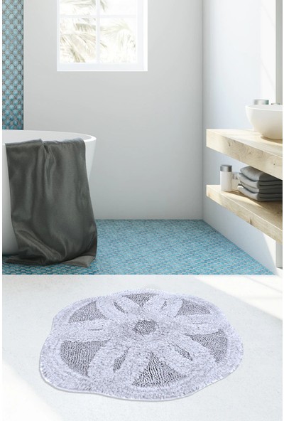 Iva Home Collections Papatya Tufting Pamuklu Paspas Gri ( 60 x 60 ) Iva Home Collections Papatya Tufting Pamuklu Paspas Gri ( 60 x 60 )