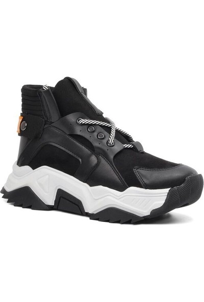 Lamazzi Siyah Kadın Sneaker Bot