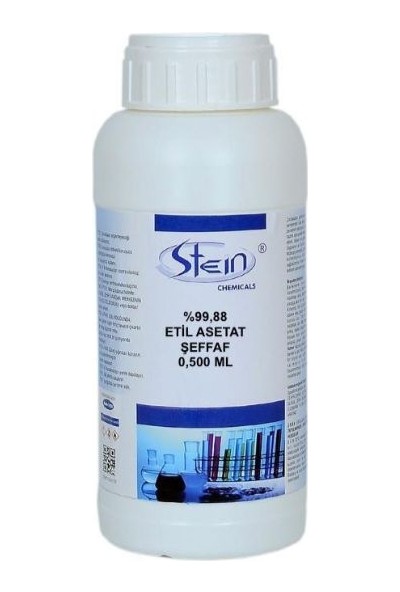 Stein Saf C4H802 Etil Asetat 500 ml Stein Saf C4H802 Etil Asetat 500 ml