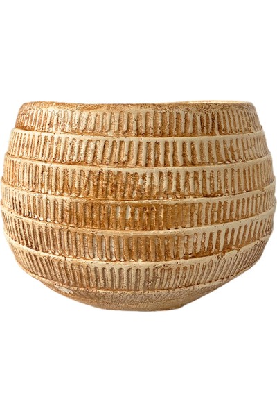 Hediye Vitrini Büyük Boy Eskitme Desenli Otantik Saksı Beton Saksı 15X20 cm Hediye Vitrini Büyük Boy Eskitme Desenli Otantik Saksı Beton Saksı 15X20 cm