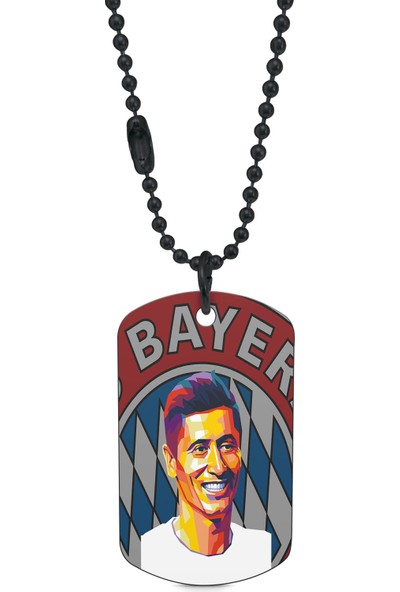 Astak Robert Lewandowski Siyah Renk Kolye DFT4424