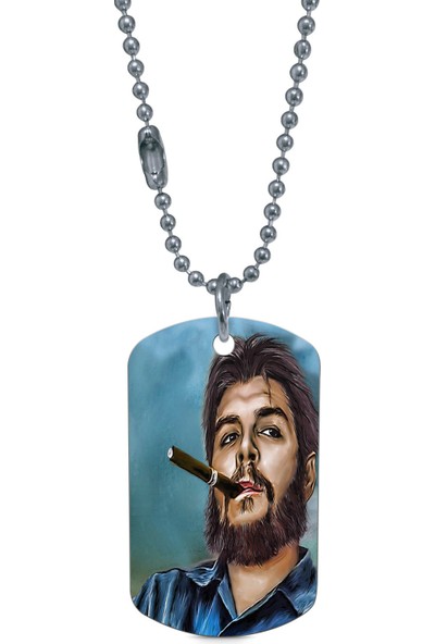 Astak Che Guevara Gümüş Renk Kolye DFT3878 Astak Che Guevara Gümüş Renk Kolye DFT3878