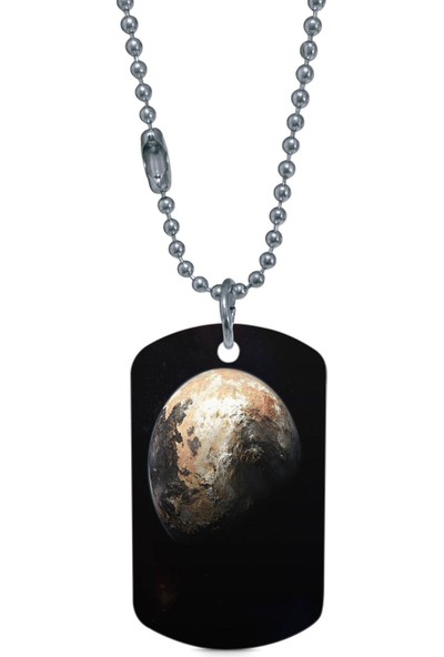 Astak Gezegen Gümüş Renk Kolye DFT2324