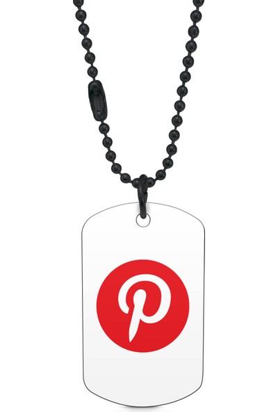 Astak Pinterest Siyah Renk Kolye DFT386 Astak Pinterest Siyah Renk Kolye DFT386