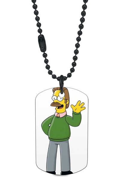 Astak Simpsons Siyah Renk Kolye DFT2319