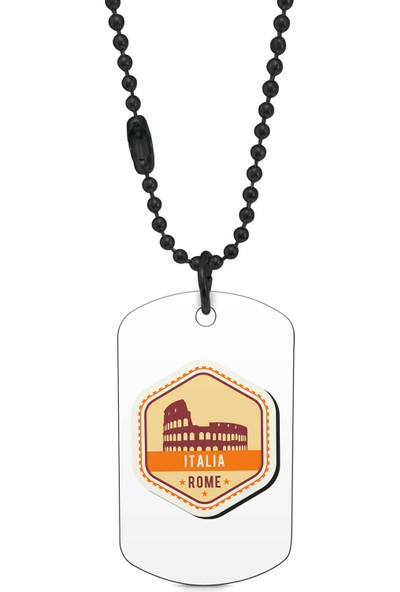 Astak Italia Rome Siyah Renk Kolye DFT2211