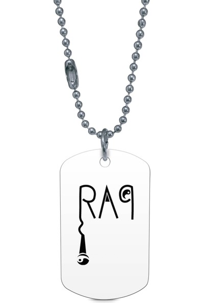 Astak Rap Gümüş Renk Kolye DFT1679