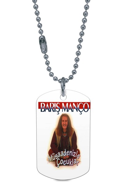 Astak Barış Manço Gümüş Renk Kolye DFT2718 Astak Barış Manço Gümüş Renk Kolye DFT2718