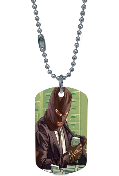 Astak Gta Gümüş Renk Kolye DFT3201