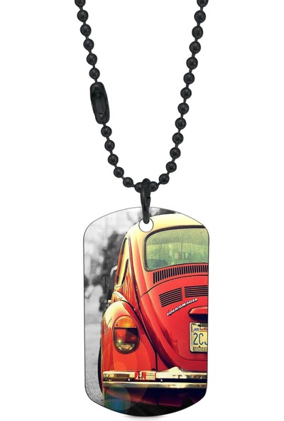 Astak Vosvos Siyah Renk Kolye DFT2676