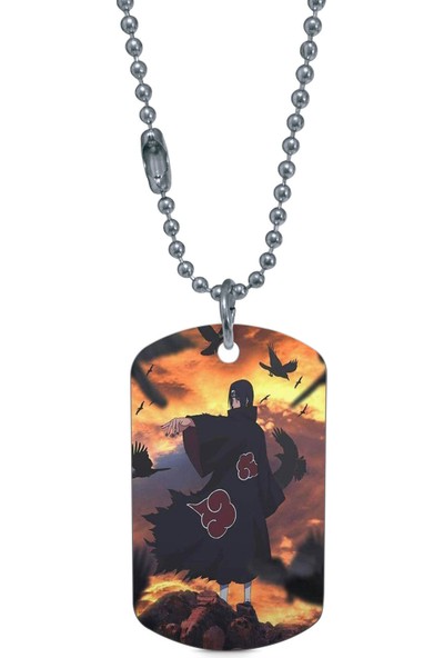 Astak Sasuke Naruto Gümüş Renk Kolye DFT3275 Astak Sasuke Naruto Gümüş Renk Kolye DFT3275