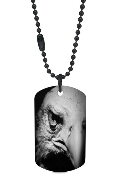 Astak Şahin Siyah Renk Kolye DFT3054