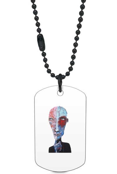 Astak Sessizlik Siyah Renk Kolye DFT259