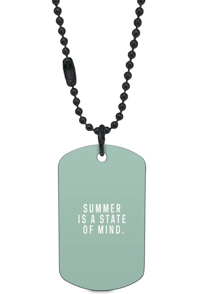 Astak Summer Siyah Renk Kolye DFT3656