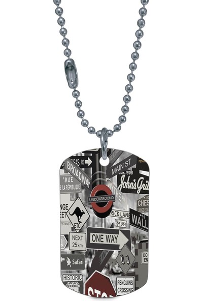 Astak Tabelalar Gümüş Renk Kolye DFT4194