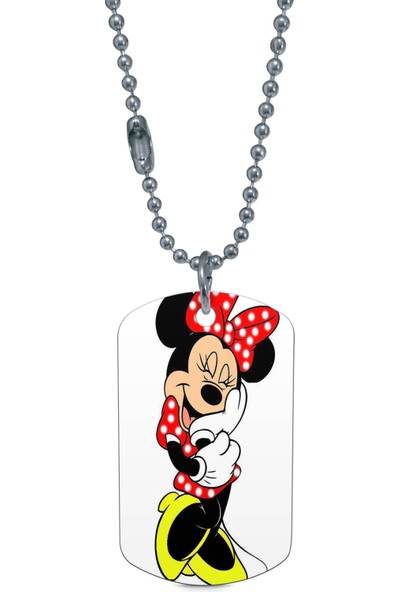 Astak Mickey Mouse Gümüş Renk Kolye DFT3736 Astak Mickey Mouse Gümüş Renk Kolye DFT3736