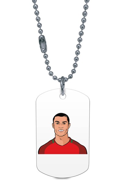 Astak Ronaldo Gümüş Renk Kolye DFT1253