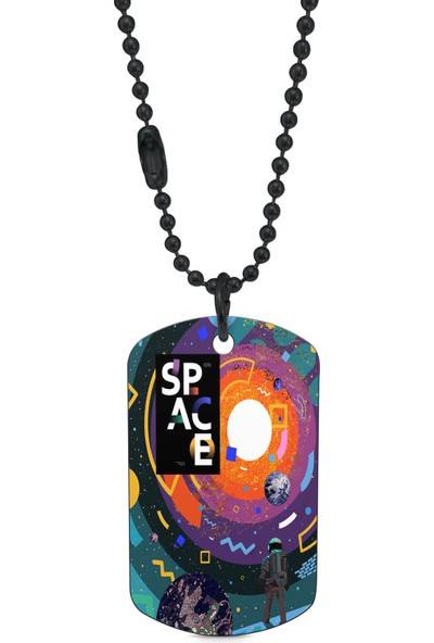 Astak Space Siyah Renk Kolye DFT5133