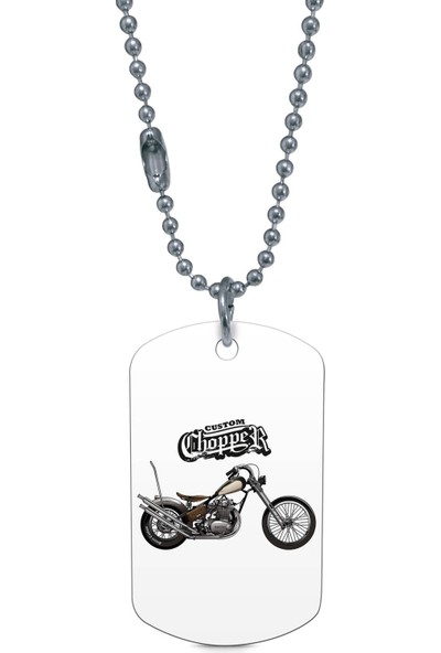 Astak Chopper Gümüş Renk Kolye DFT1286 Astak Chopper Gümüş Renk Kolye DFT1286