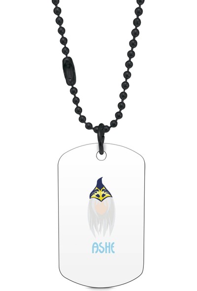 Astak Ashe Siyah Renk Kolye DFT1804