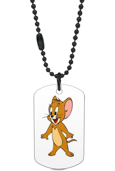 Astak Tom ve Jerry Siyah Renk Kolye DFT3417