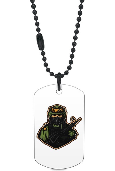 Astak Game Soldier Siyah Renk Kolye DFT1813 Astak Game Soldier Siyah Renk Kolye DFT1813