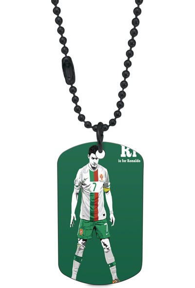 Astak Ronaldo Siyah Renk Kolye DFT4583