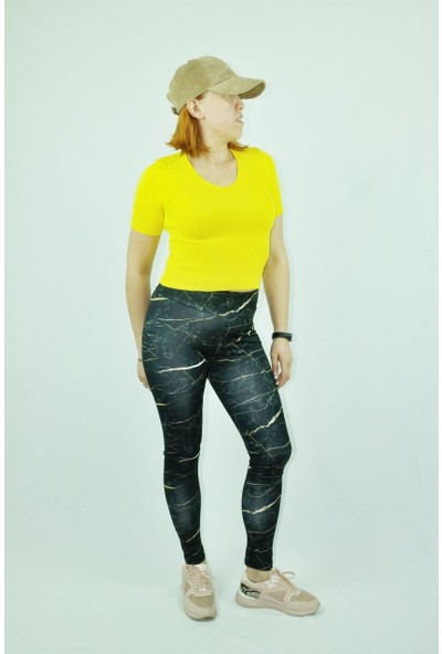 Dijital Baskılı Tayt Xl - Siyah Dijital Baskılı Tayt Xl - Siyah