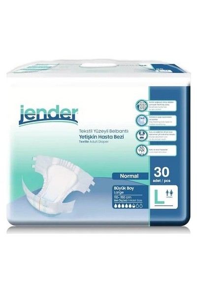 Jender Hasta Bezi Large Jender 30'lu Paket Jender Hasta Bezi Large Jender 30'lu Paket