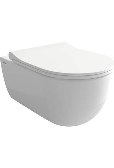 Bocchi V-Tondo Rimless Asma Klozet Parlak Beyaz 1416-001-0128 Kapak Dahil Bocchi V-Tondo Rimless Asma Klozet Parlak Beyaz 1416-001-0128 Kapak Dahil