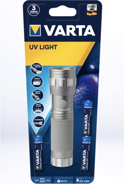 Varta Uv Light 15638 - Ultraviyole Işık Varta Uv Light 15638 - Ultraviyole Işık