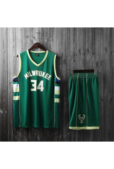 Nova Antetokounmpo Jersey No.34 Baketbol Forması (Yurt Dışından)